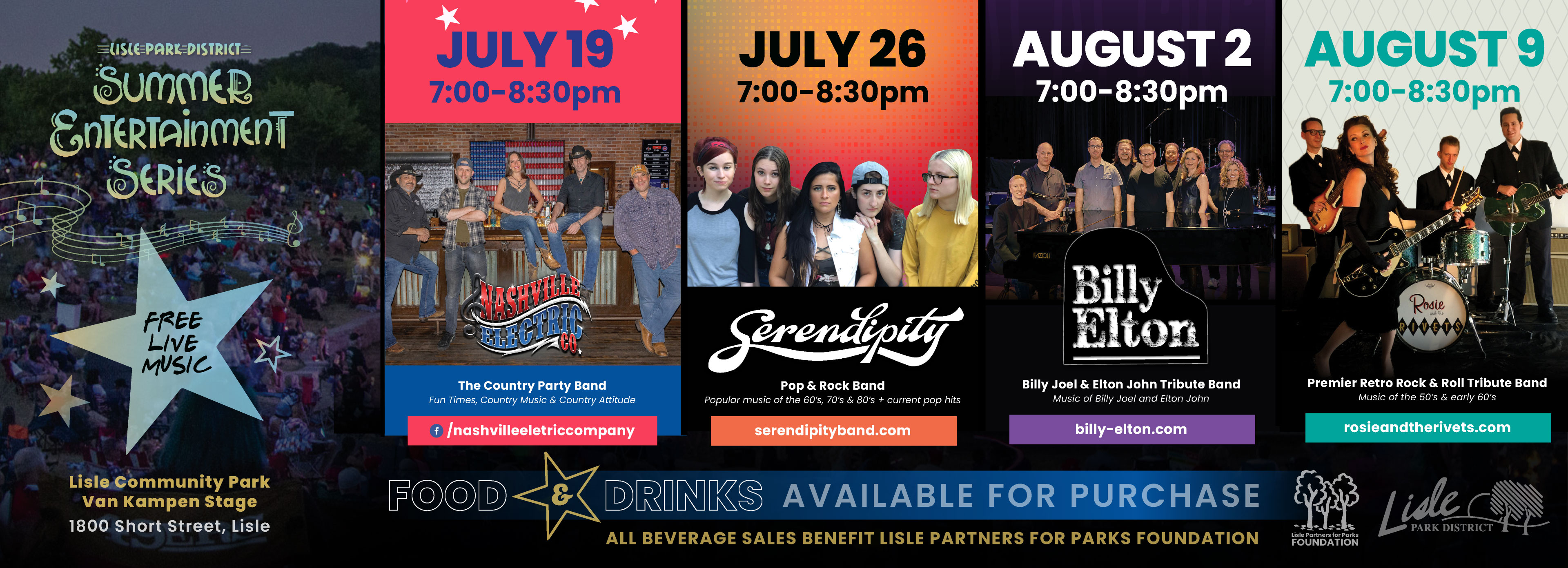 Summer Entertainment Series | Lisle Park District