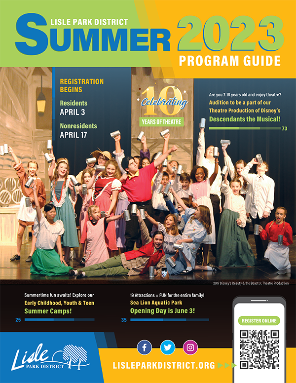 Seasonal Program Guide for Lisle Park District